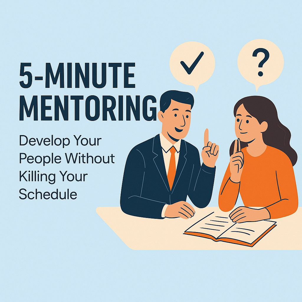 5-Minute Mentoring: Develop Your People Without Killing Your Schedule