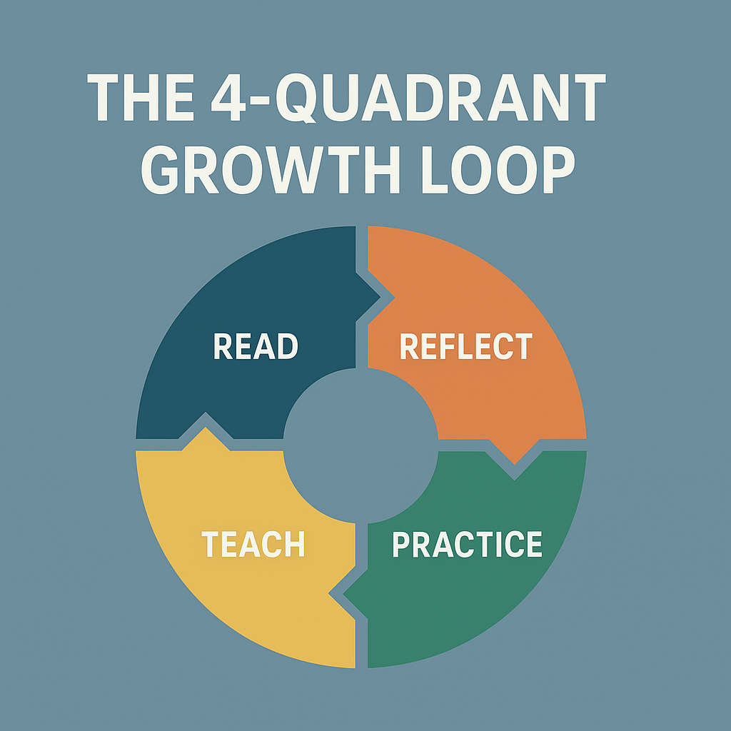 The 4-Quadrant Growth Loop: A Weekly Plan for Rapid Skill Building