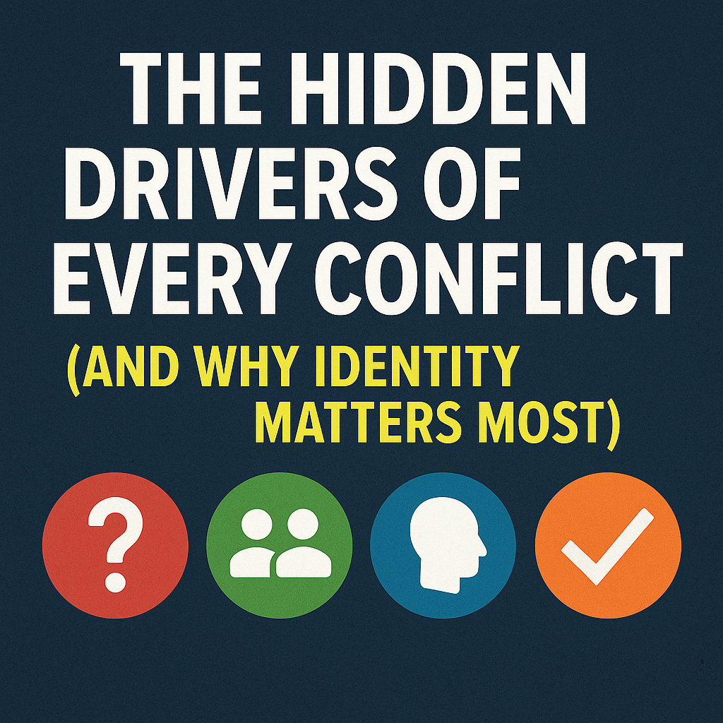 The Hidden Drivers of Every Conflict (and Why Identity Matters Most)